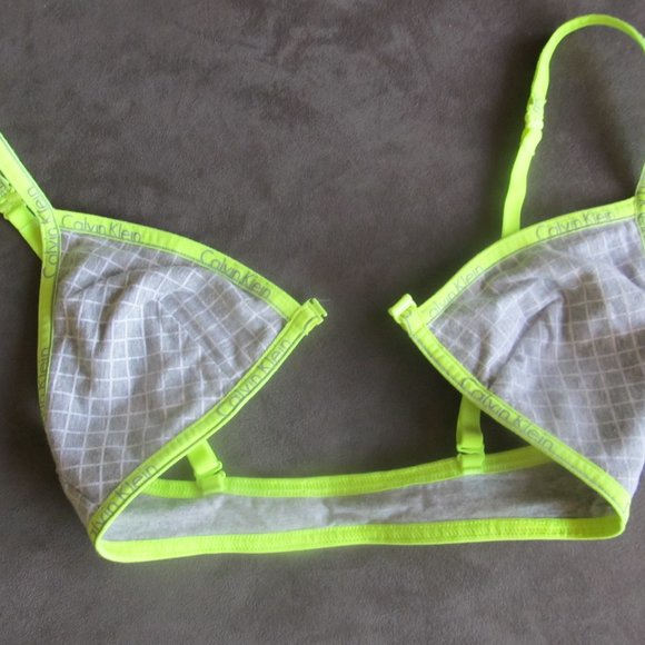 Calvin Klein | Intimates & Sleepwear | Neon Yellow Grey Calvin Klein ...